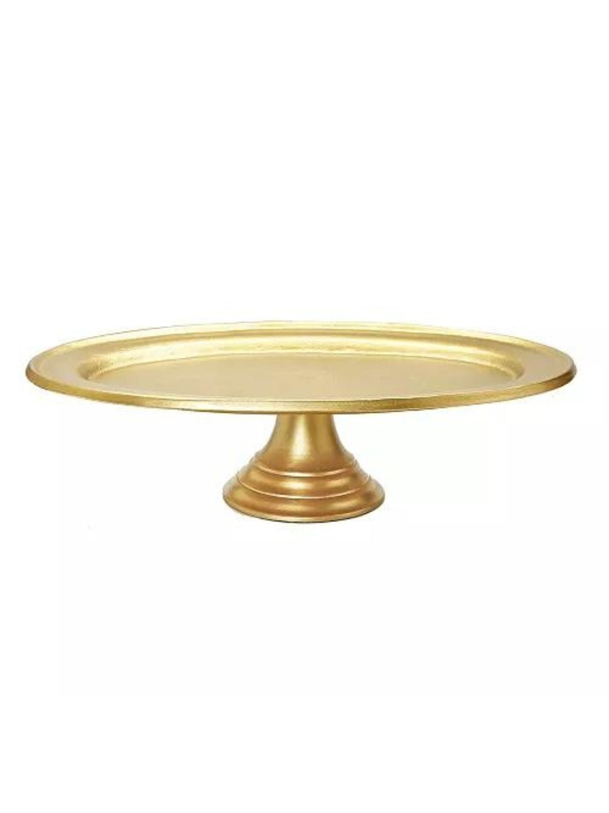Gold Footed Oval Cake Tray | Luxury Cake Stands – KYA Home Decor